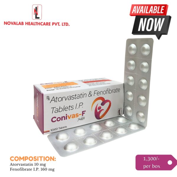 Atorvastatin + Fenofibrate Tablets Manufacturer | Supplier | PCD Franchise